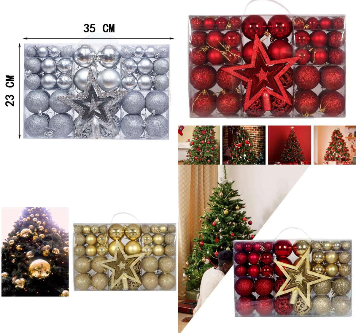 Christmas Tree Decoration Set 101-Piece – iDecorator