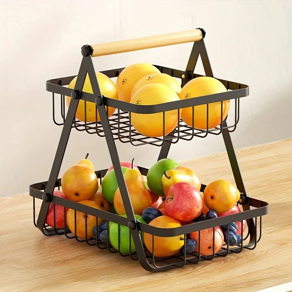 2 layer multifunctional fruit/ Storage rack* – iDecorator