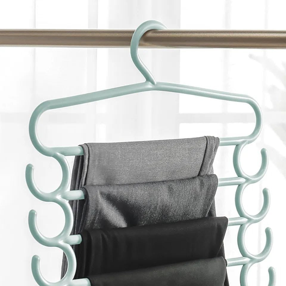 Multilayer heavy duty S-hangers 5 layers with hooks – iDecorator