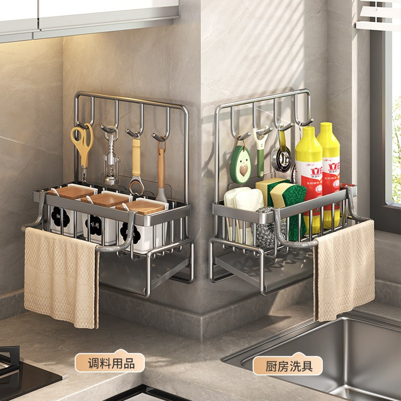 Wall-mounted sink tidy – iDecorator