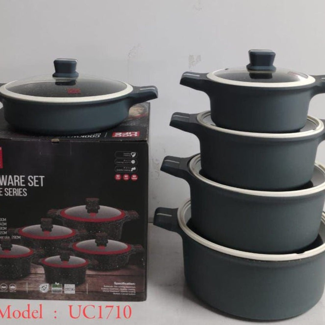 UCC GRANITE COOKWARE SET 10pcs – iDecorator