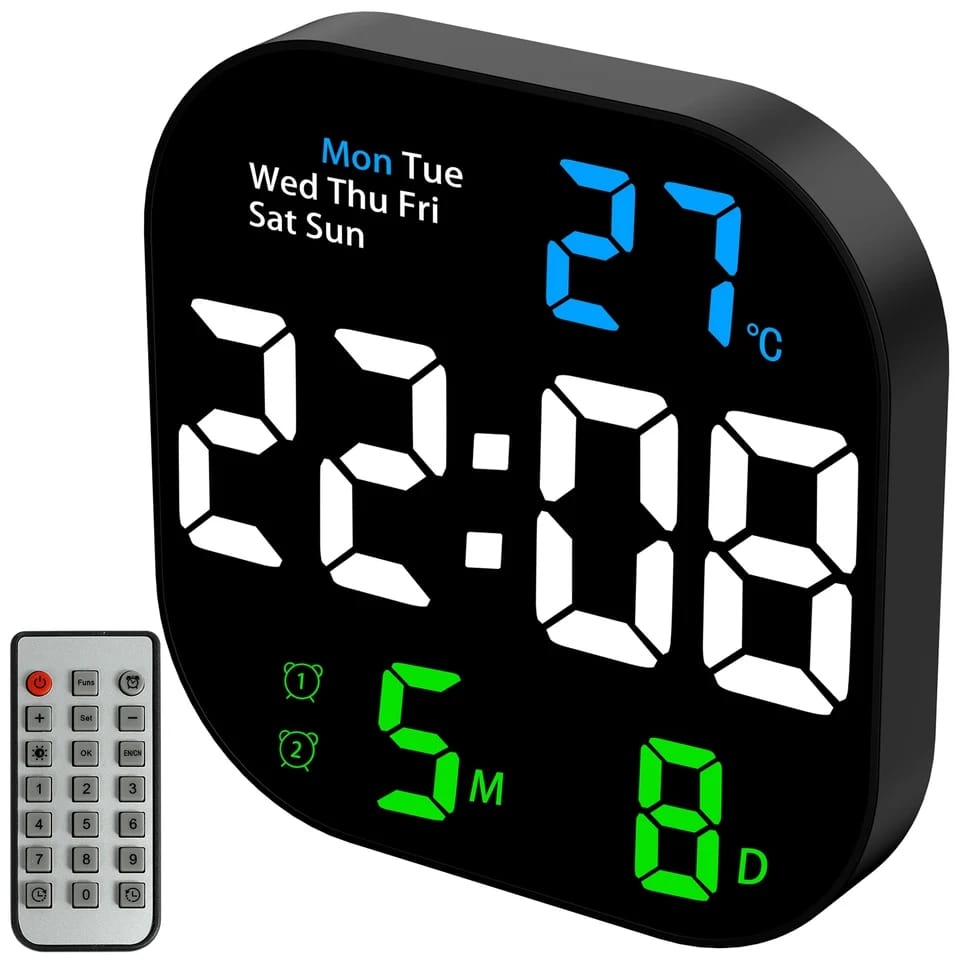 Large screen Digital wall clock – iDecorator