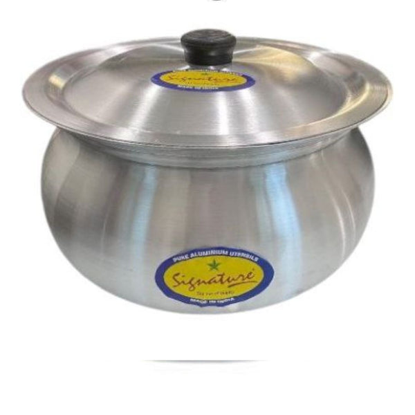 Aluminum Handi Cooking Pot with Lid 30 cm – iDecorator