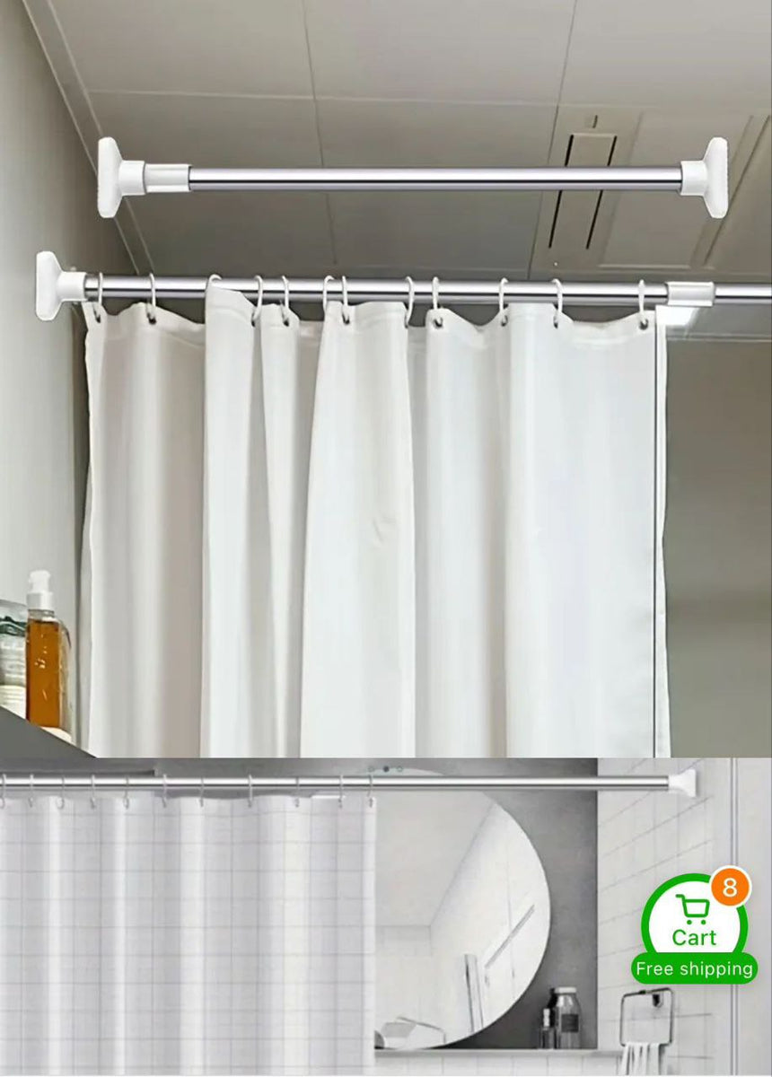 Multipurpose extendable telescopic rod – iDecorator